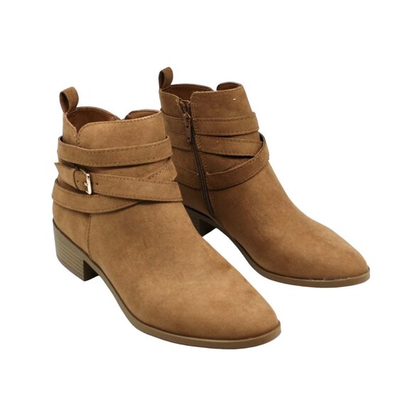 Sun + Stone | Shoes | Sun Stone Tan Booties | Poshmark